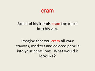 Grade 1 lesson 2 vocabulary powerpoint | PPT