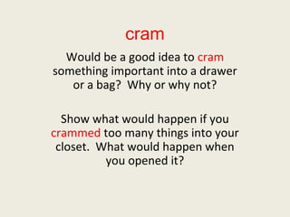 Grade 1 lesson 2 vocabulary powerpoint | PPT