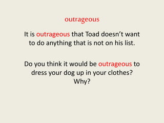 Grade 1 lesson 30 vocabulary power point | PPTX