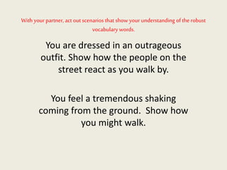 Grade 1 lesson 30 vocabulary power point | PPTX