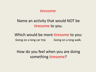 Grade 1 lesson 30 vocabulary power point | PPTX