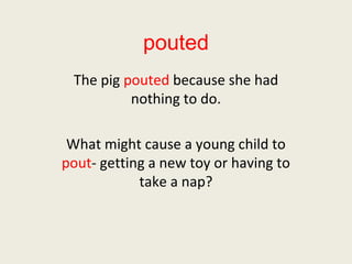 Grade 1 lesson 4 vocabulary powerpoint | PPT