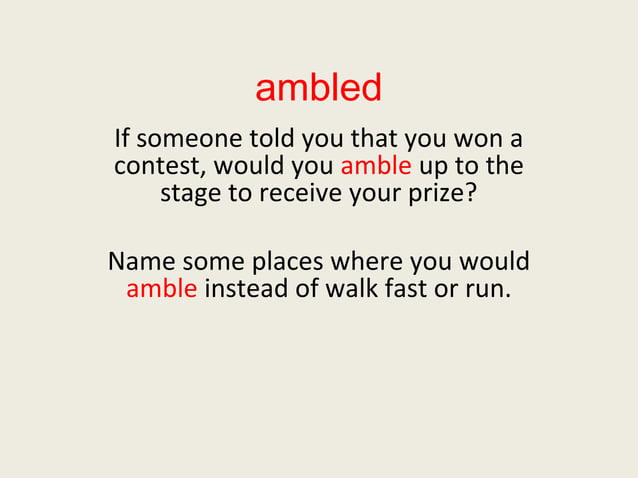 Grade 1 lesson 4 vocabulary powerpoint | PPT