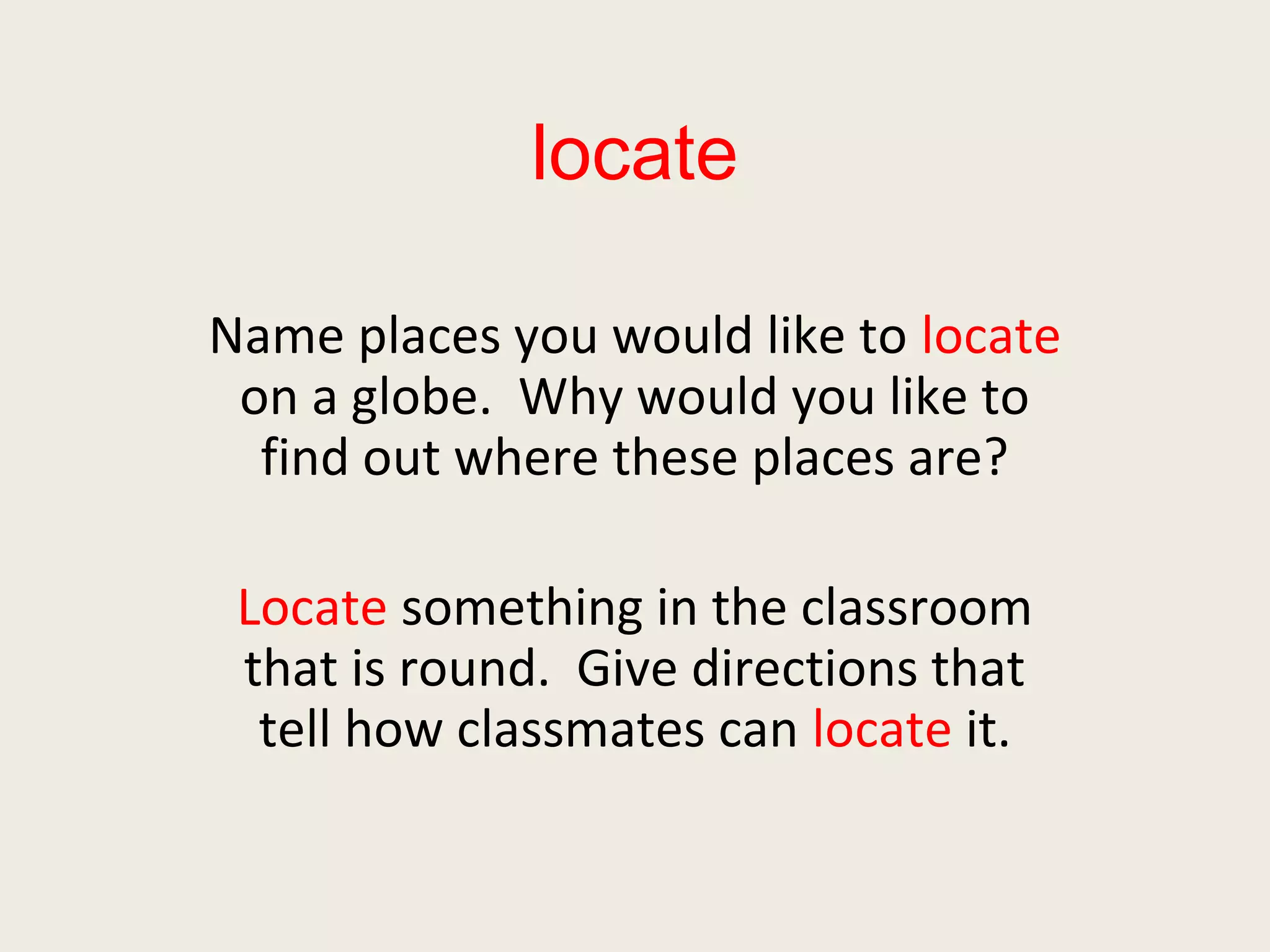 Grade 1 lesson 6 vocabulary powerpoint | PPT