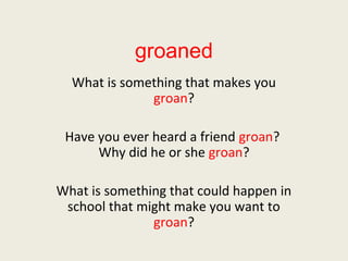 Grade 1 lesson 9 vocabulary powerpoint | PPT