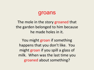 Grade 1 lesson 9 vocabulary powerpoint | PPT