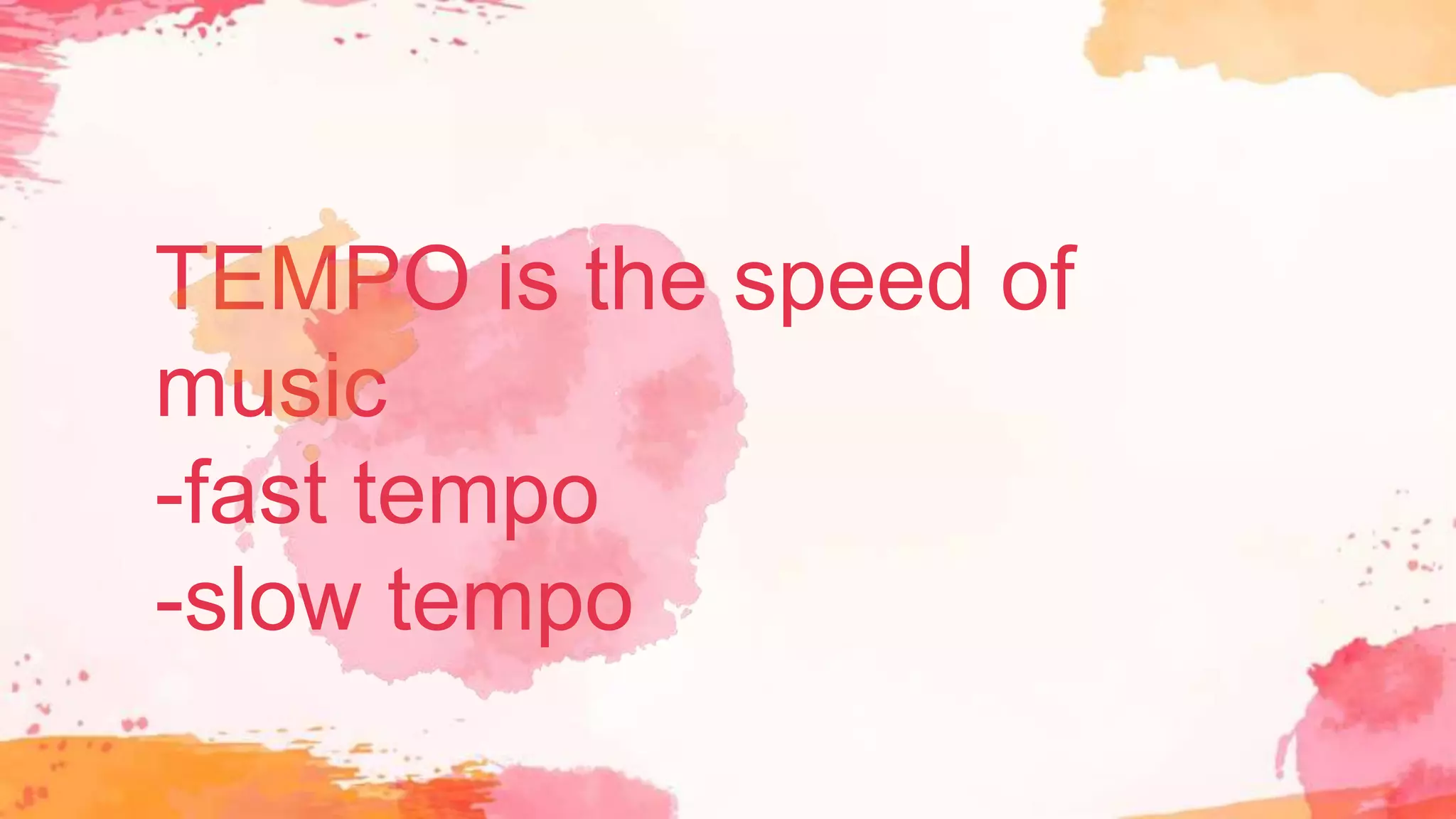 Grade 1 Music and Arts Tempo / W2d and 3d art | PPTX