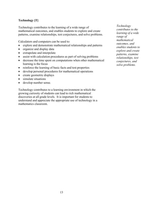 Grade 1 Mathematics Curriculum | PDF