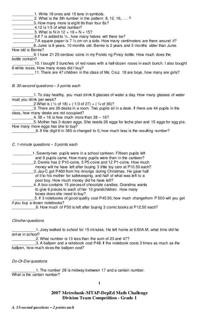 Grade 1 mtap reviewer