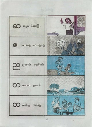 Grade1 myanmar | PDF