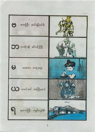 Grade1 myanmar | PDF