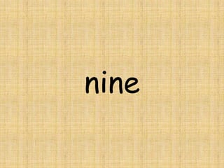 Grade 1 number words | PPTX