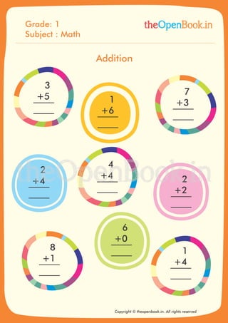 Grade 1 Workbook | PDF