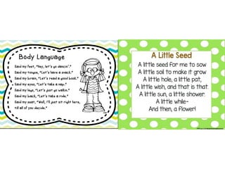Grade 1 Poems Presentations a wide range | PPTX