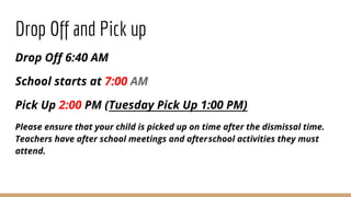 Slides from QAS Grade 2 Back to School Night Presentation | PPT