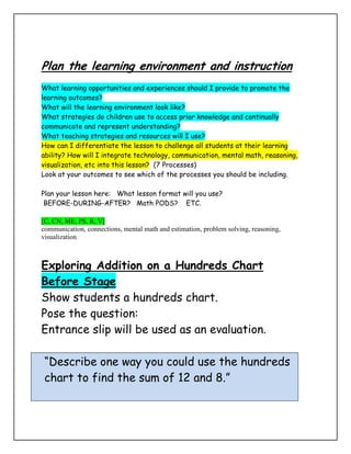 Subtraction 2nd Grade Lesson Plans