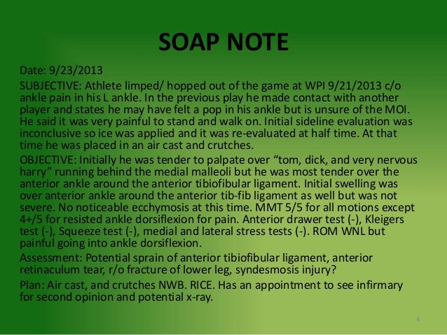 How Do You Write A Soap Note How Do You Write A Soap Note