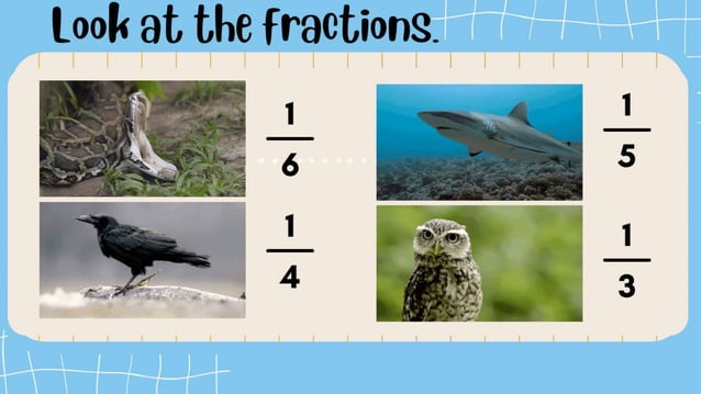 Grade 2 Math Comparing and Arranging Unit Fractions | PPTX