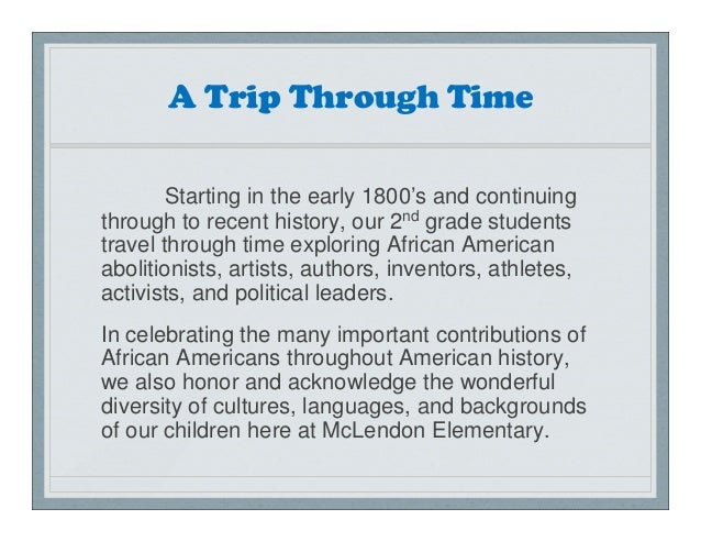 Black History For 2nd Graders