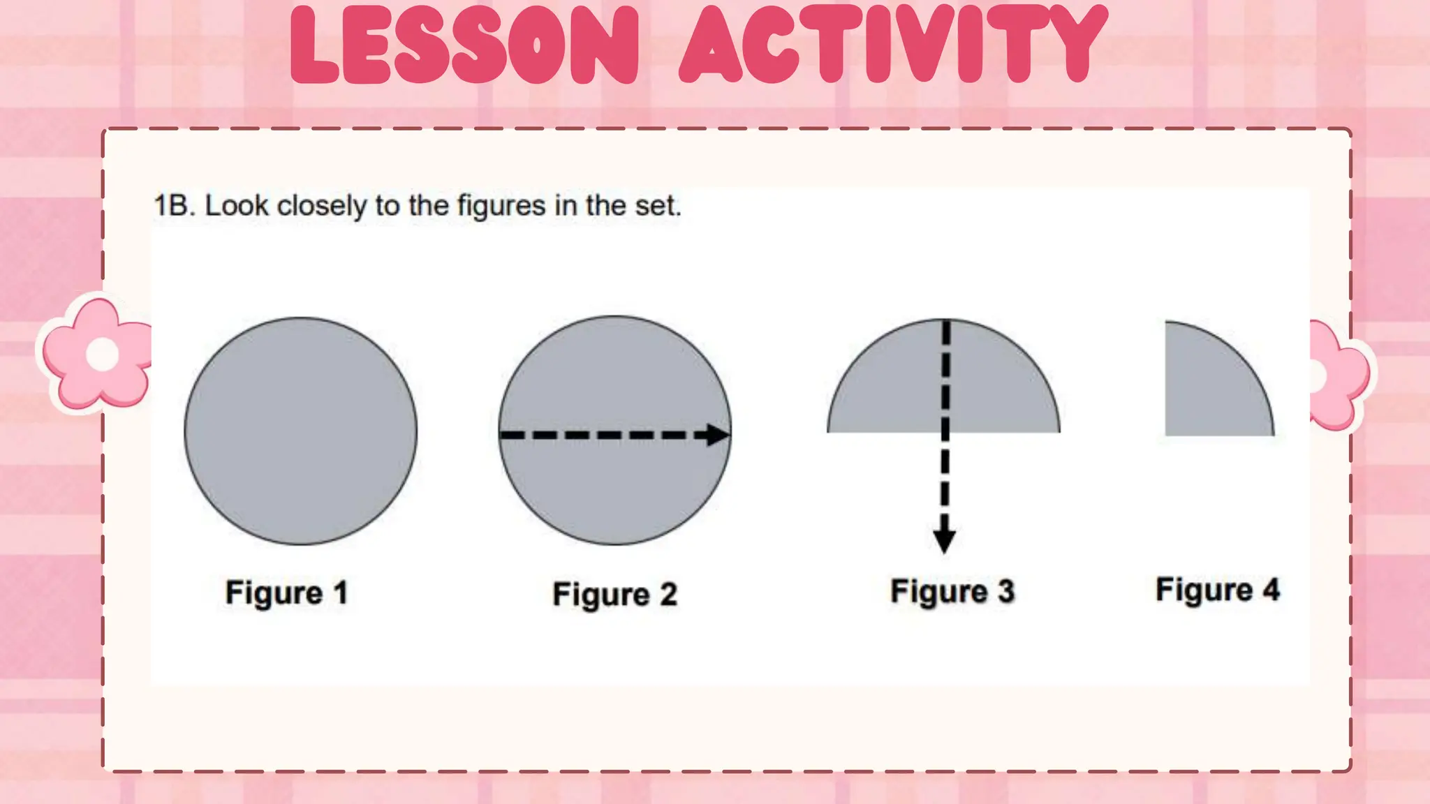 Visualizing, Identifying, Classifying, and Describing Half Circles and ...