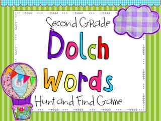 Grade 2 dolch_words_part_1_with_sound | PPT