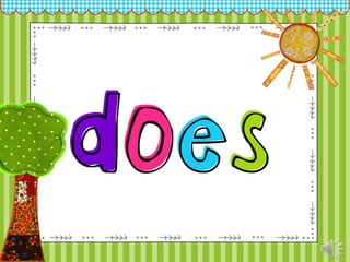 Grade 2 dolch_words_part_1_with_sound | PPT