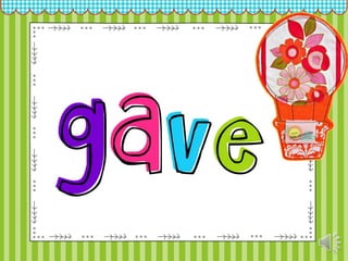 Grade 2 dolch_words_part_1_with_sound | PPT