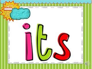 Grade 2 dolch_words_part_1_with_sound | PPT