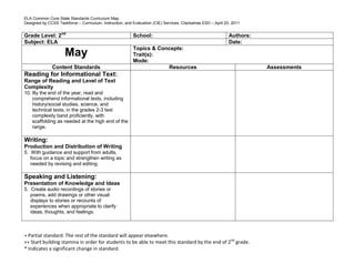 Grade2 ela | PDF