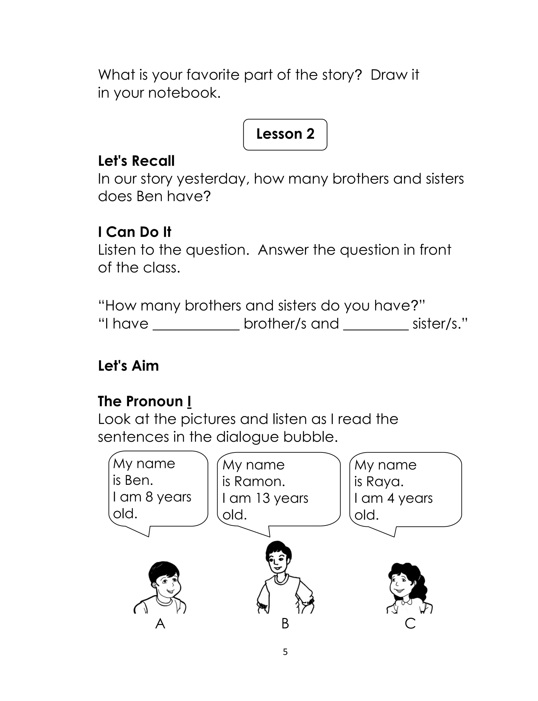 Grade 2 english lm (unit 2) | PDF