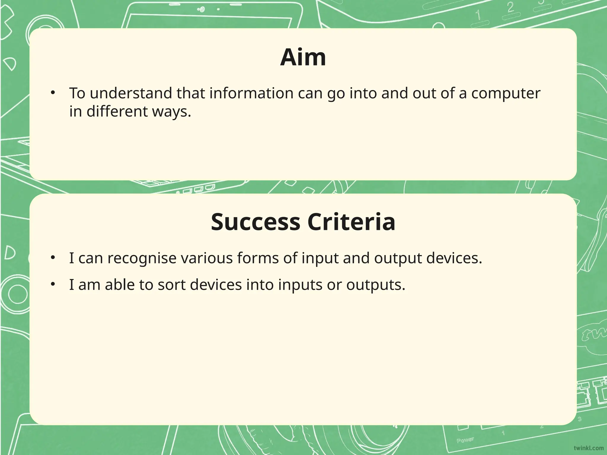 Grade 2 Ictcomputing Input And Outputpptx Operating Systems Computer Software And Applications