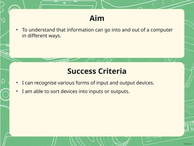 GRADE 2 ICT/COMPUTING INPUT AND OUTPUT.pptx | Operating Systems | Computer Software and Applications