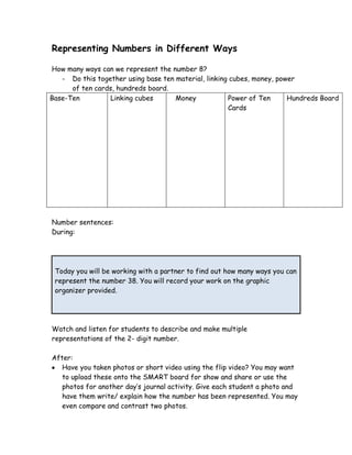 Grade 2 lessons on number | DOCX