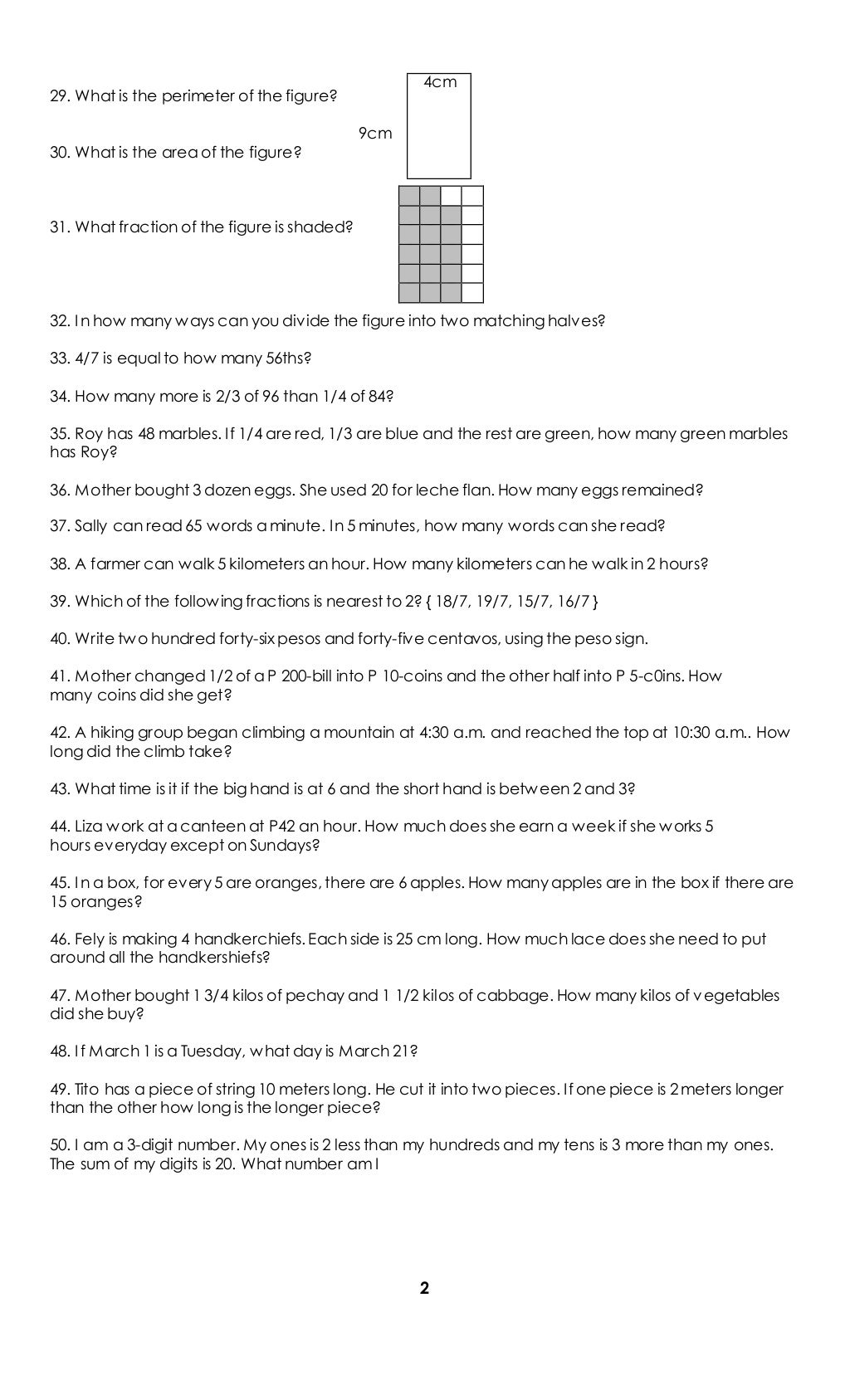 Grade 2 mtap reviewer