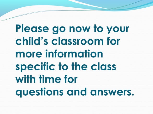 Grade 2 Parent Information Session 2012 13 | PPT