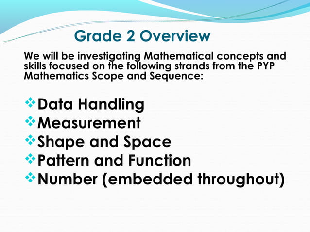 Grade 2 Parent Information Session 2012 13 | PPT