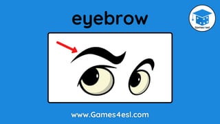 Grade 2, Power point- Lesson 5 ,part of body | PPTX