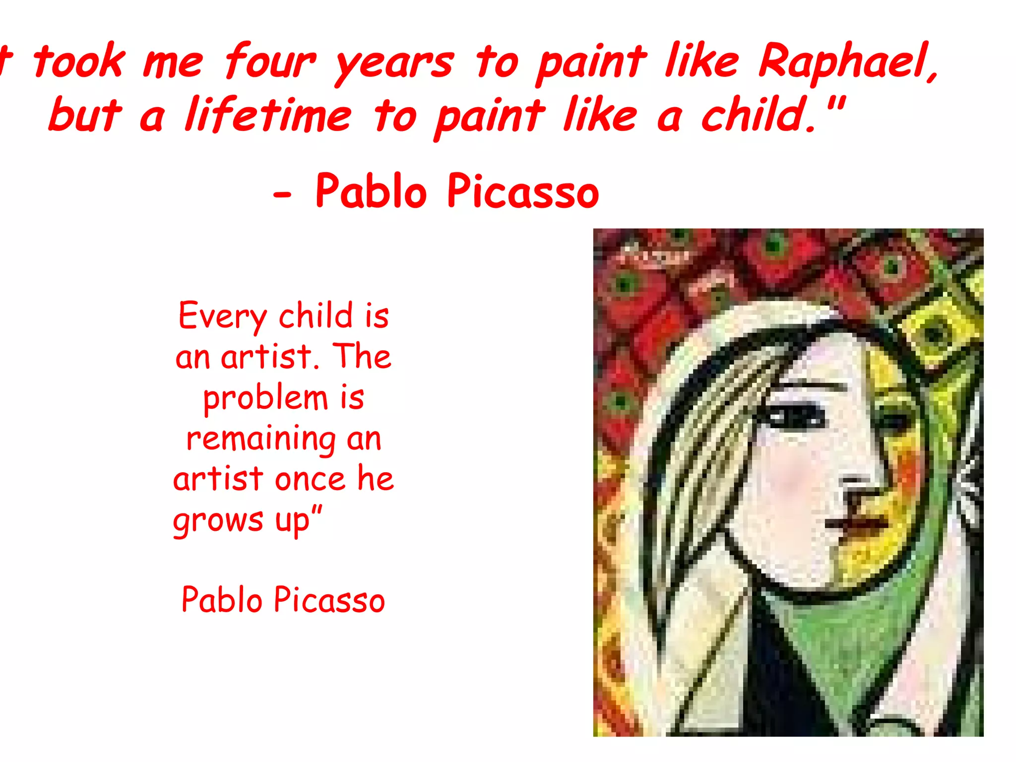 Grade 2 Picasso Self Portrait | PPT