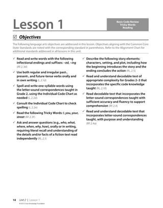 Grade 2 skills unit 2 teacher guide (1) | PDF