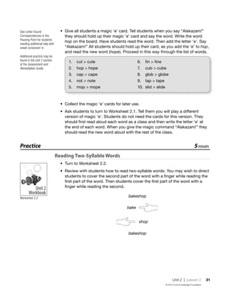 Grade 2 skills unit 2 teacher guide (1) | PDF