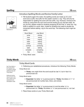 Grade 2 skills unit 2 teacher guide (1) | PDF