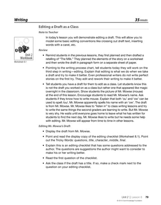 Grade 2 skills unit 2 teacher guide (1) | PDF