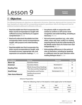 Grade 2 skills unit 2 teacher guide (1) | PDF