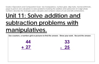 Grade 2 unit 11 | PDF