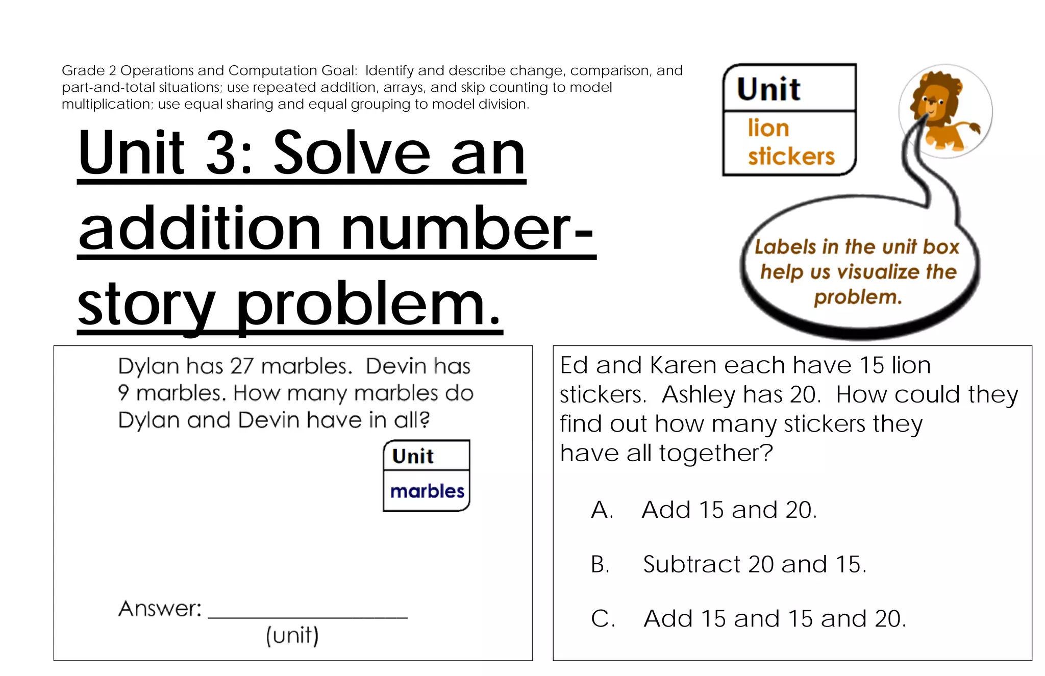 Grade 2 unit 3 | PDF
