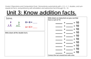 Grade 2 unit 3 | PDF | Homework and Study | Education