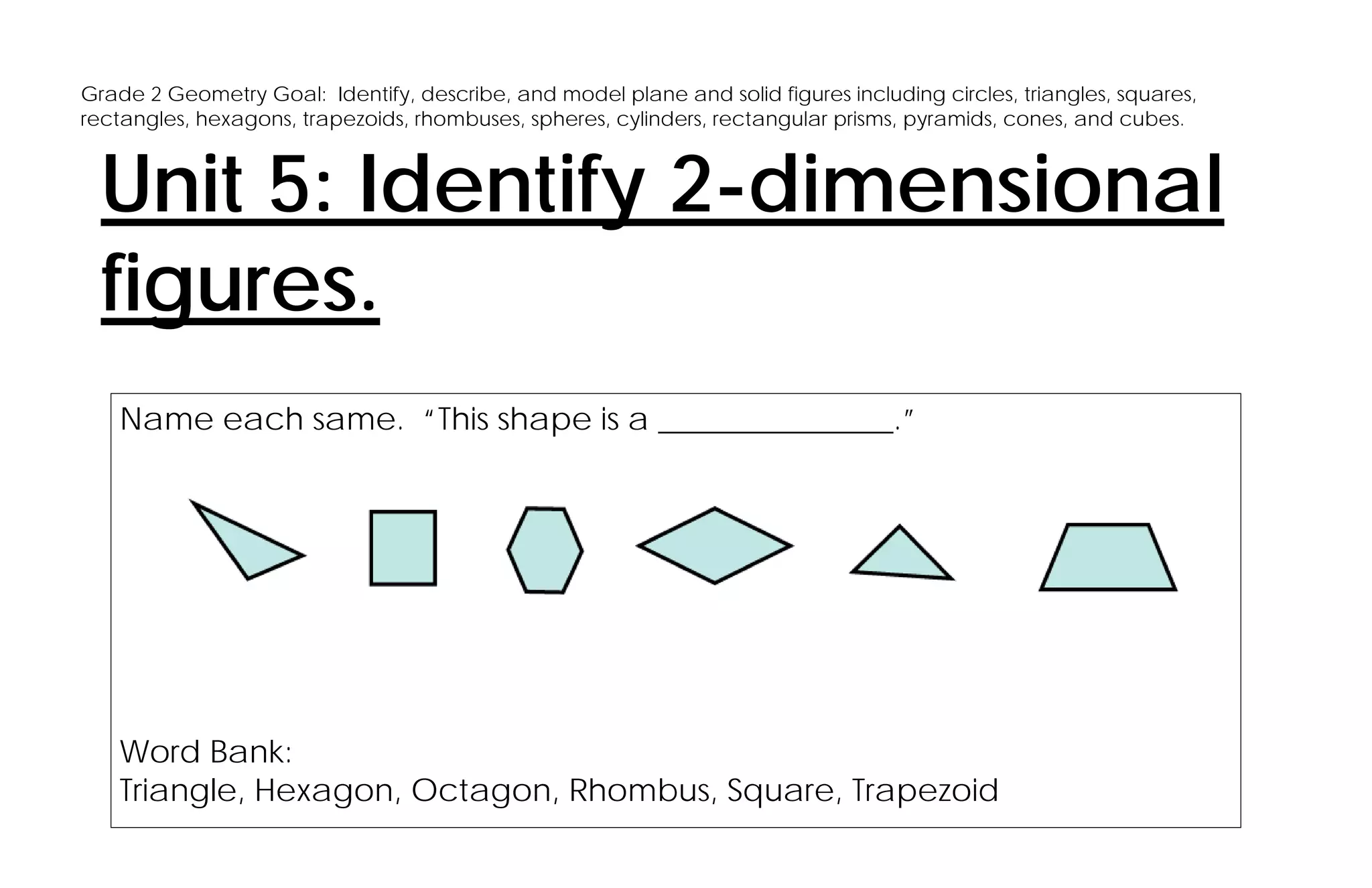 Grade 2 unit 5 | PPT