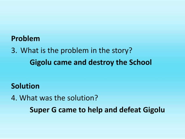 Grade 3 English: Writing a Simple/ Short Story Personal Narrative (Pre ...