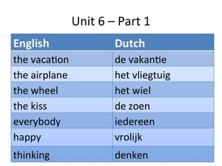 Grade 3 unit 6 (part 1) | PPT