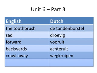 Grade 3 unit 6 (part 3) | PPT